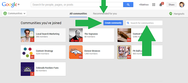 Promoting Web Content with Google+ Communities | Ethical SEO Consulting